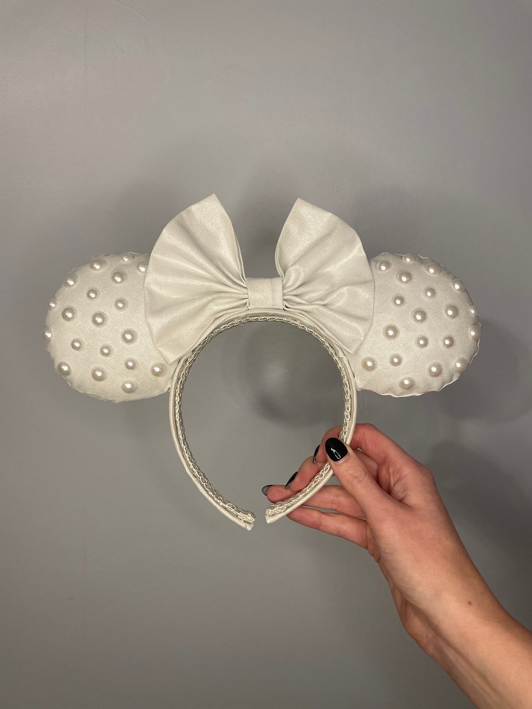 Bridal Minnie Mouse Ears - Etsy