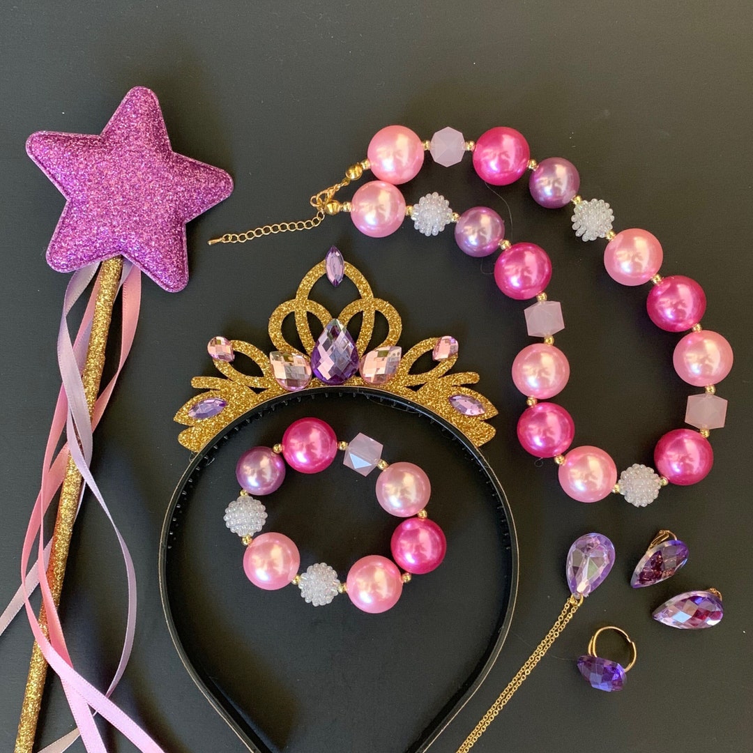 Rapunzel Crown Set,rapunzel Elastic Headband,tangled Crown,tangled ...