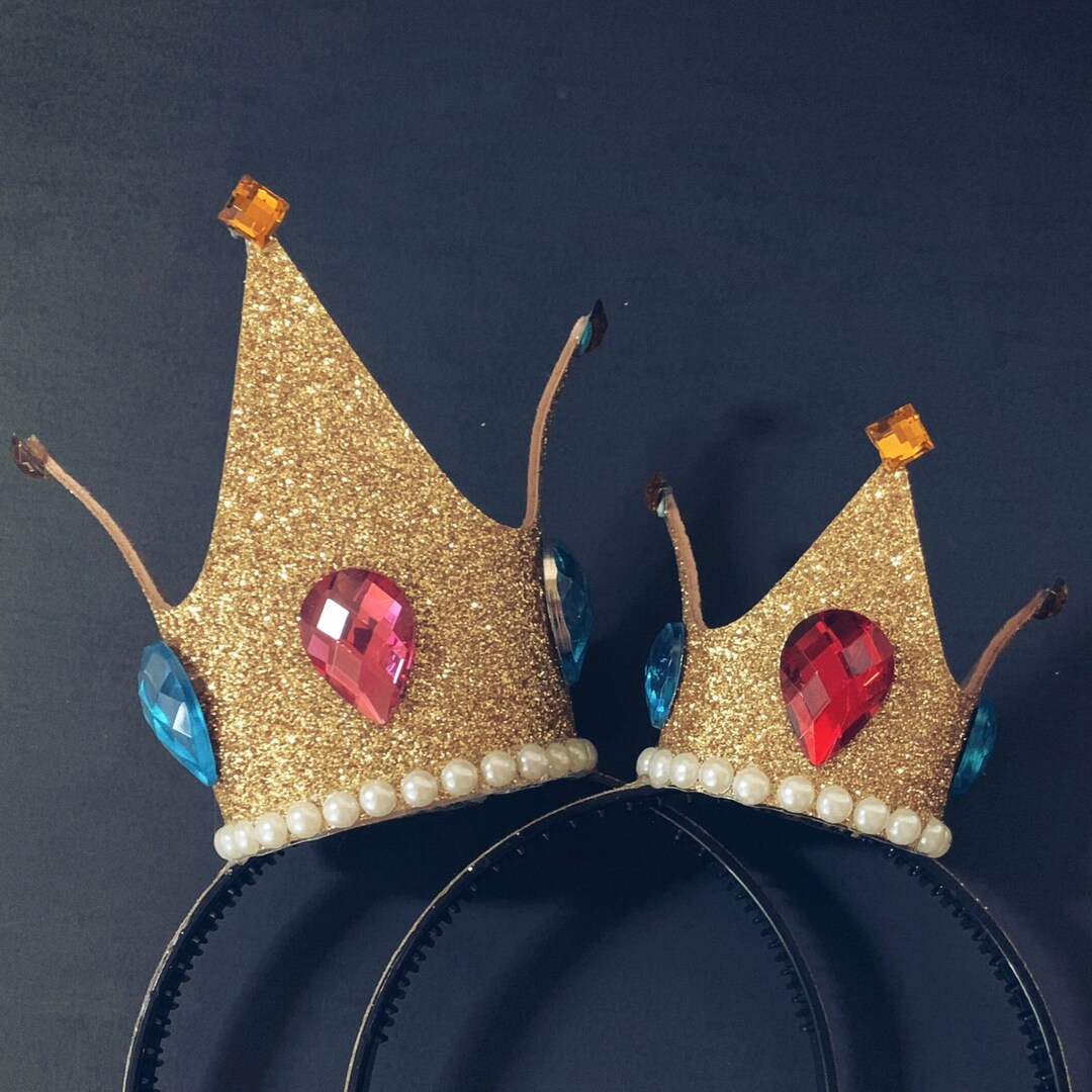 Princess Peach Crown Set,mario Princess Crown,princess Peach Costume ...