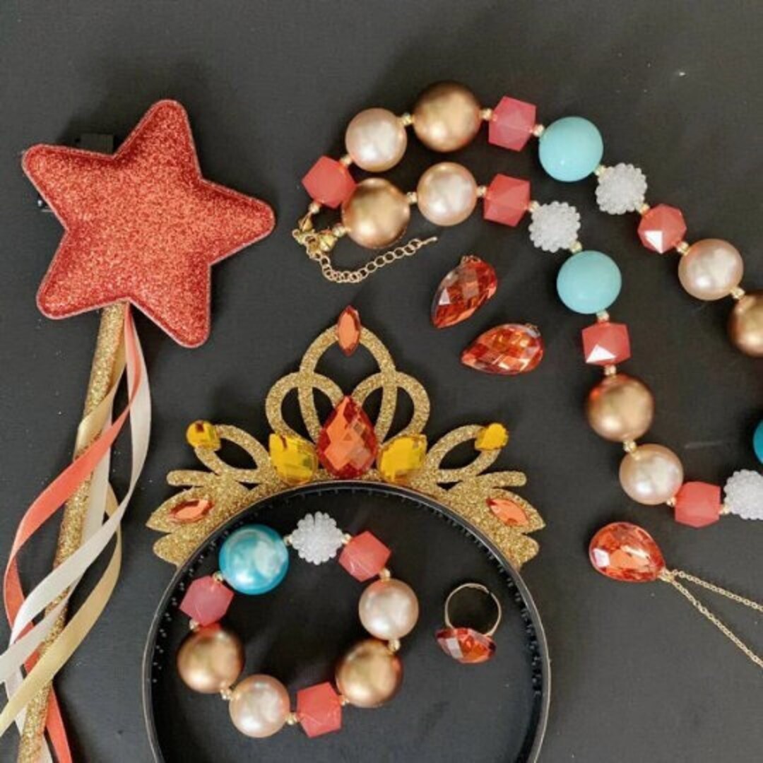 Moana Crown,moana Elastic Headband,princess Crown,first Birthday Crown ...