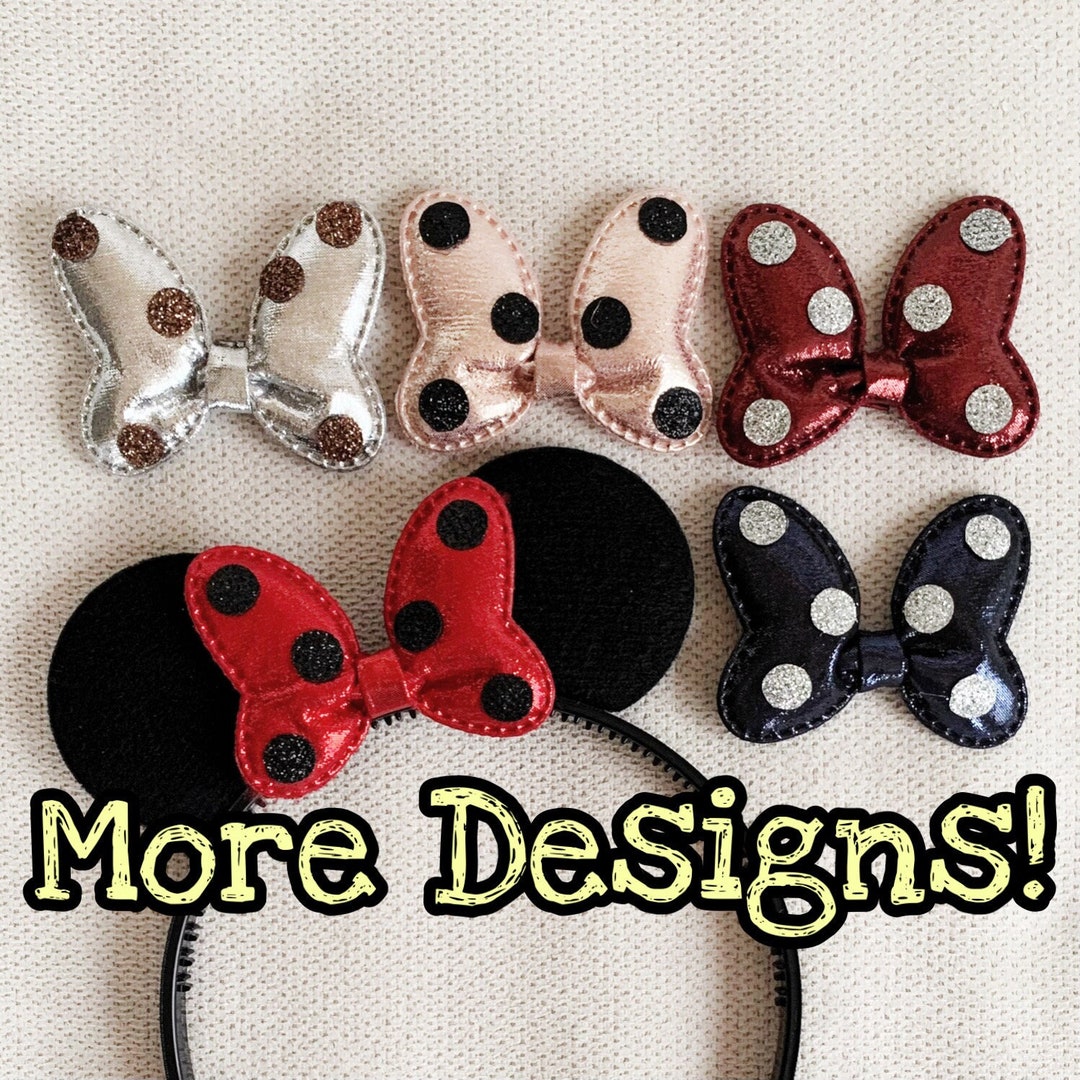 Polkadots Minnie Ears,baby Minnie Ears Elastic Headband,mini Mickey ...