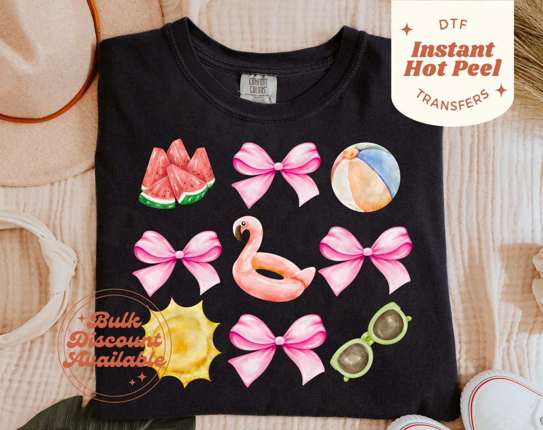 Ready to Press DTF Transfers Coquette Pool Collage Iron on Transfers ...