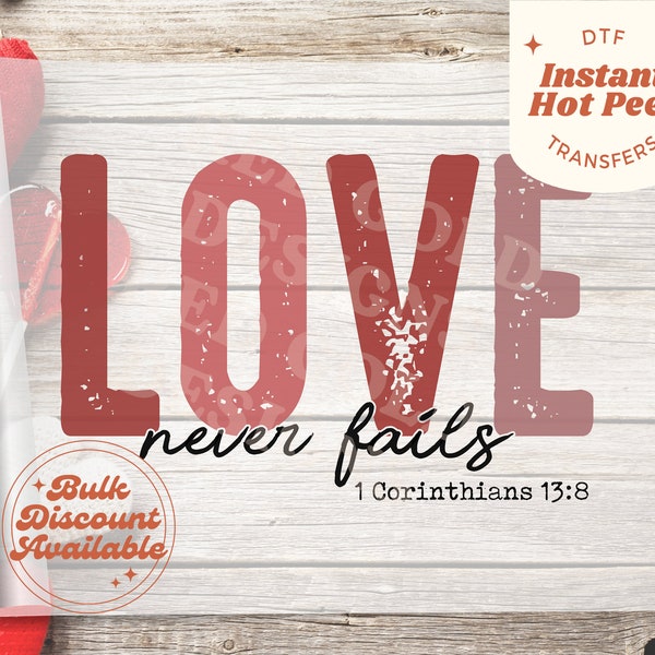 Love Never Fails - Etsy