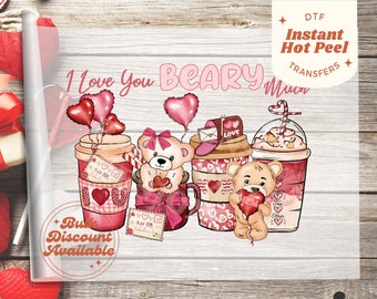 Love You Beary Much Craft Template - Etsy Canada