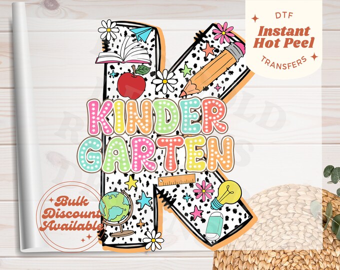 Back to School Dtf Ready to Press 2024, First Day of School Ready to Press, Bulk Dtf Transfers ...