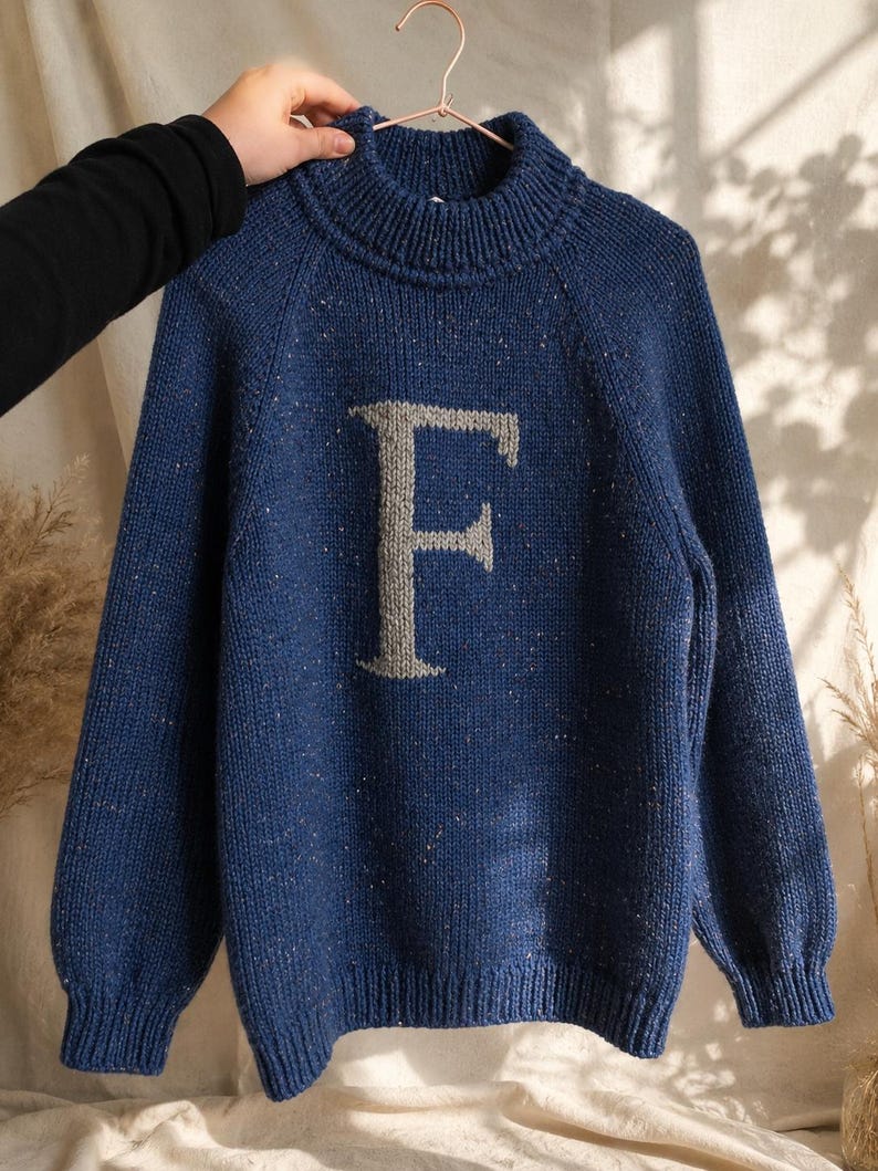 Suéter navideño Weasley personalizado: ¡Tejido de lana suave para unas ...