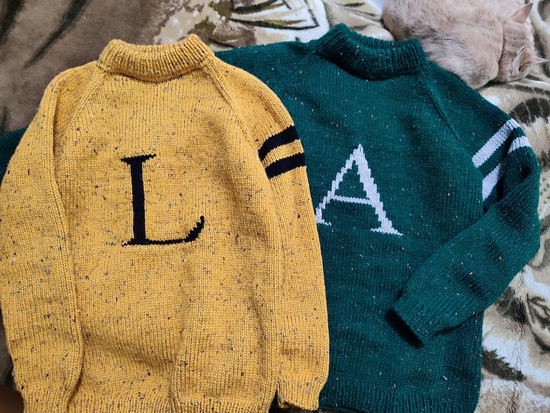 Suéter navideño Weasley personalizado: ¡Tejido de lana suave para unas ...