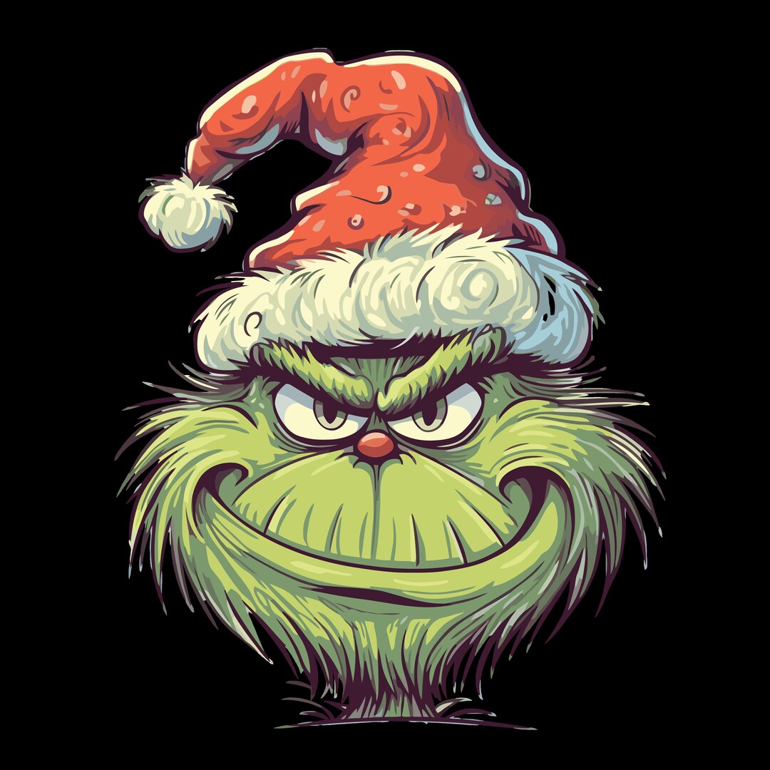 Grinch Hat Png - Etsy