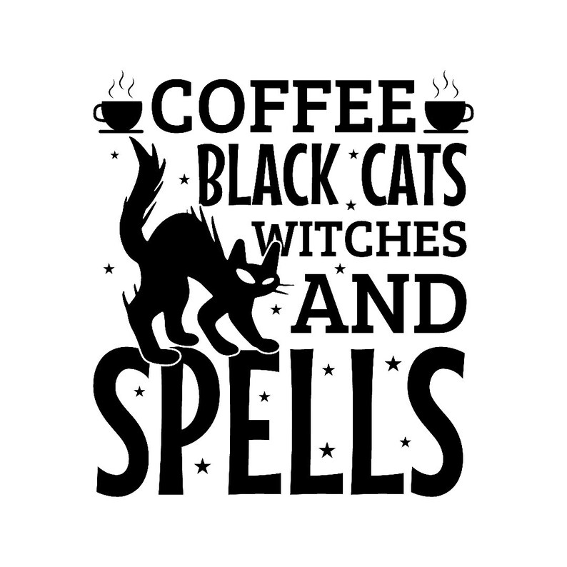 Halloween Cat Scary Phrase Png - Etsy