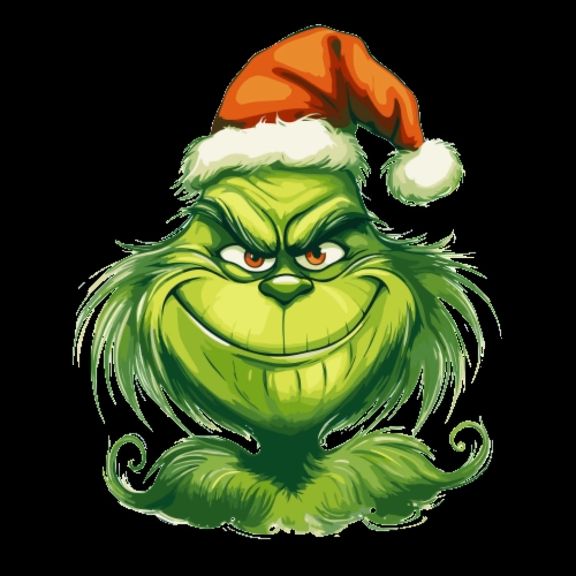 Happy Grinch Png - Etsy
