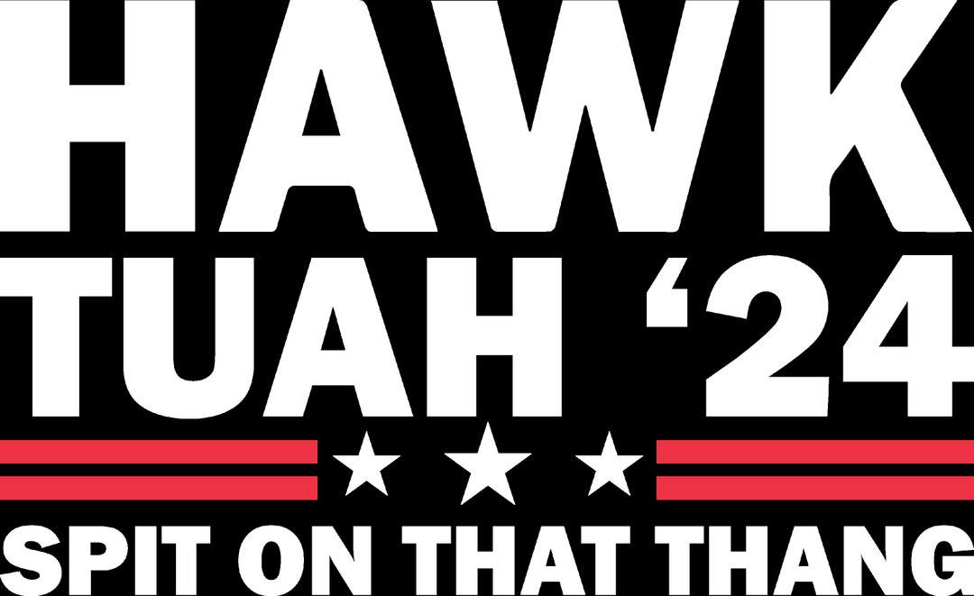 Hawk Tuah 2024 Presidential Debate Tik Tok Viral Spit on That Thing Png ...