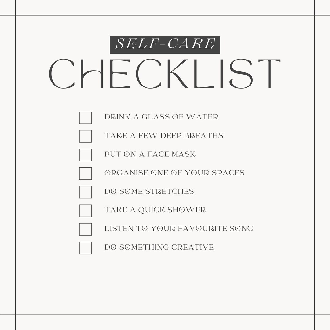 One Page Self-care Bundle - Etsy