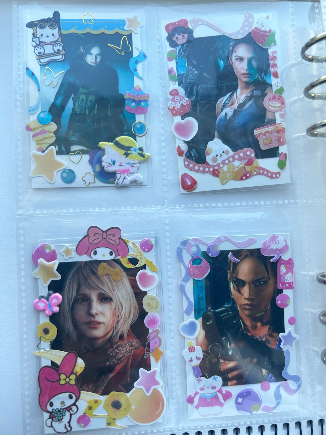 Resident Evil Character Decorated Photocards | Decoden | Ada Wong ...