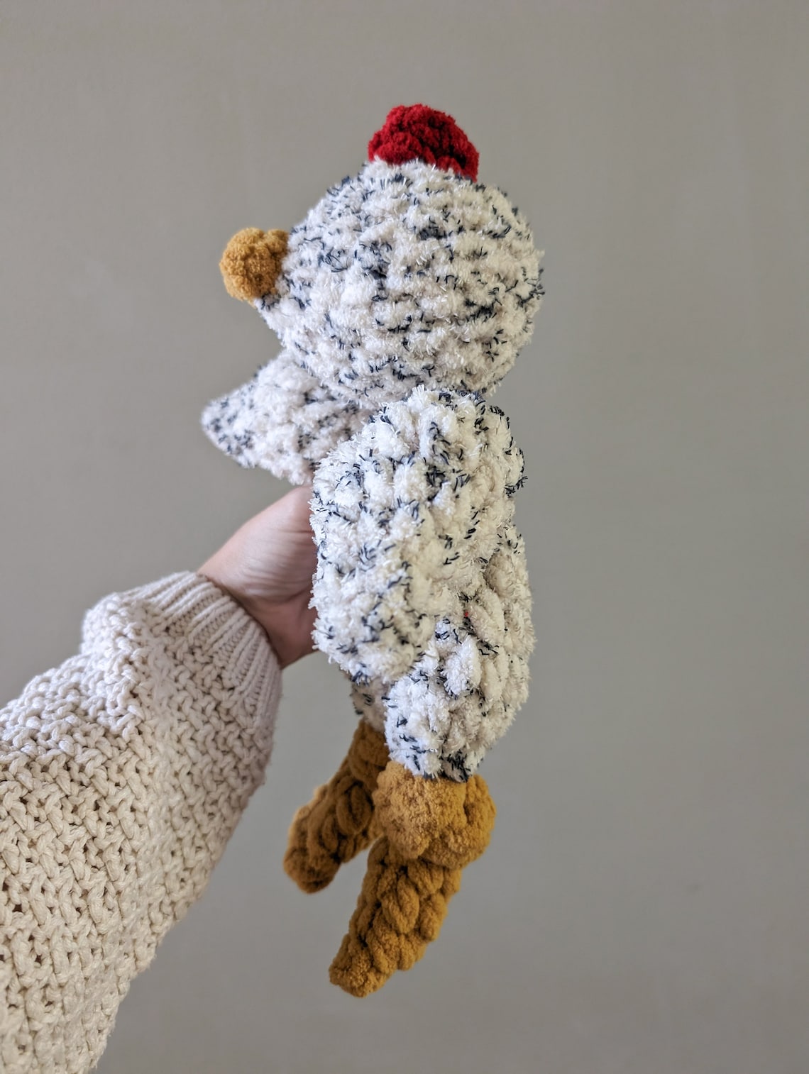 Handmade Chicken Stuffed Animal Plush Crochet Chick Chicken Stuffie ...