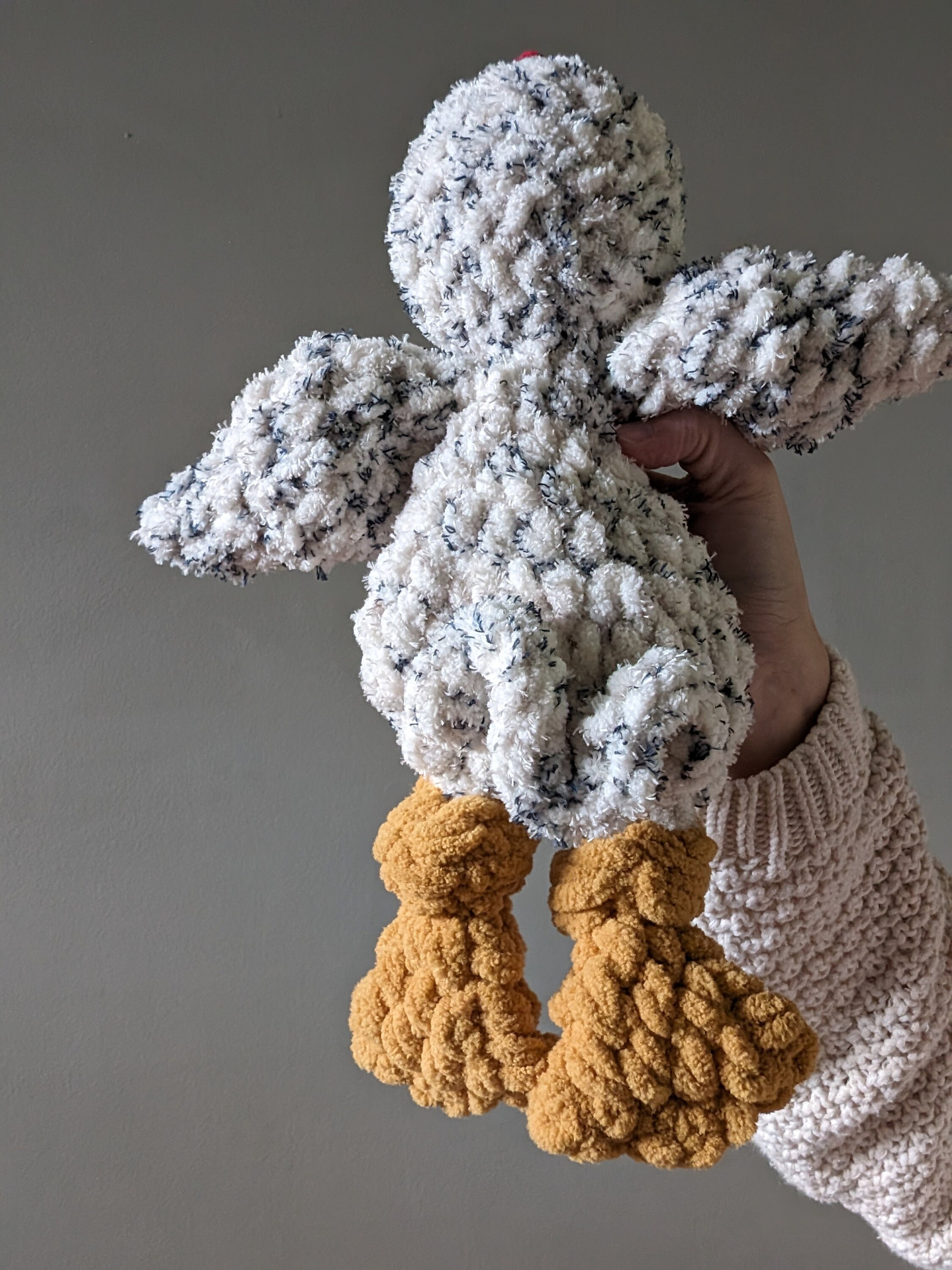 Handmade Chicken Stuffed Animal Plush Crochet Chick Chicken Stuffie ...