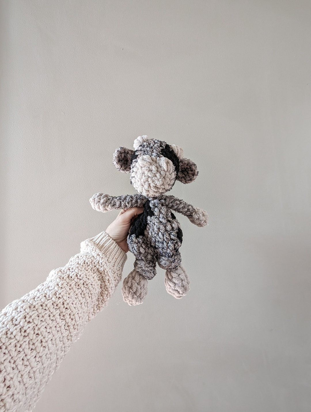 Handmade Cow Stuffed Animal | Plush Crochet Cow | Cow Stuffie ...