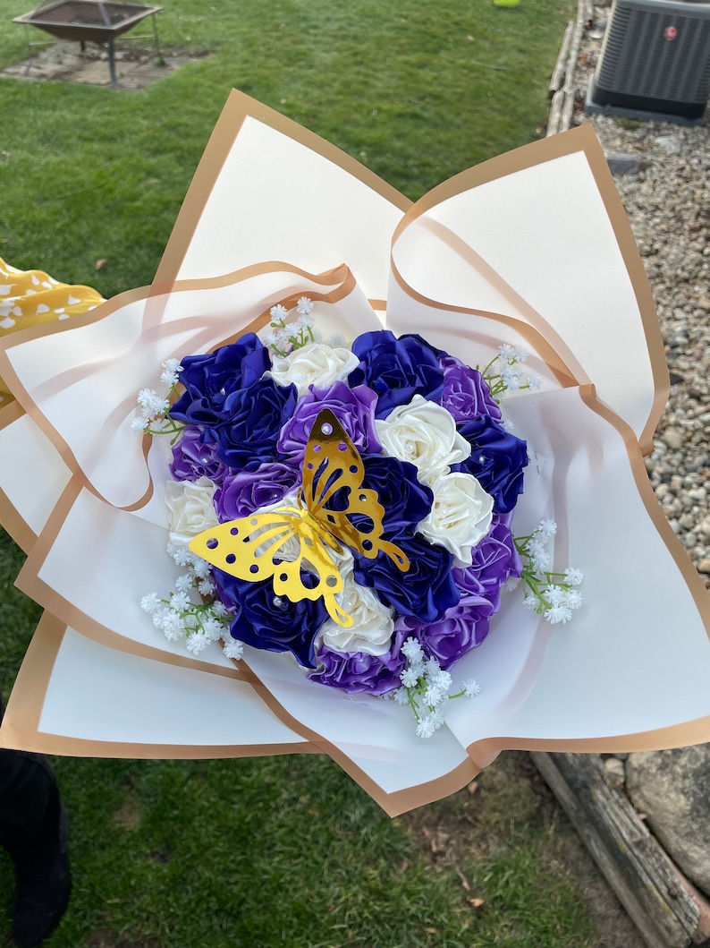 25 Eternal Rose Bouquet - Etsy