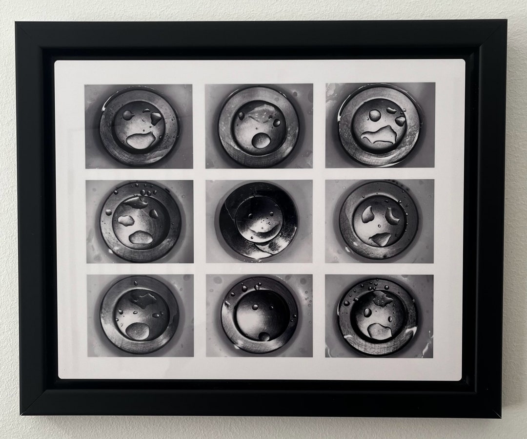 Drain Face Modern Metal Collage 9 Photo Series 2 - Etsy