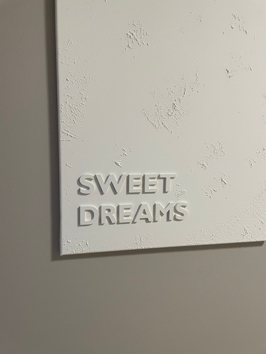 PERSONALISED QUOTE 3D Textured Wall Canvas - Etsy