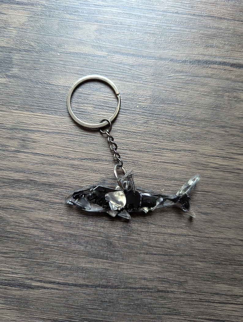 Recycled Beach Plastic Shark Keychain | Ocean Plastic | Sustainable ...