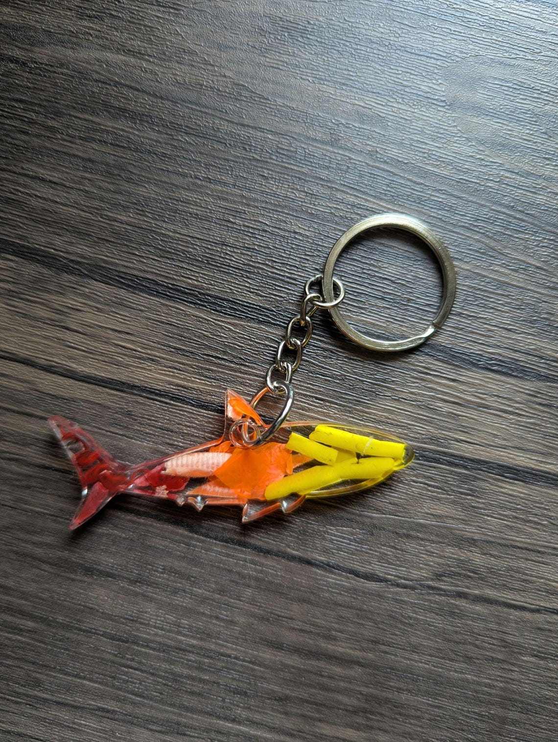 Recycled Beach Plastic Shark Keychain | Ocean Plastic | Sustainable ...