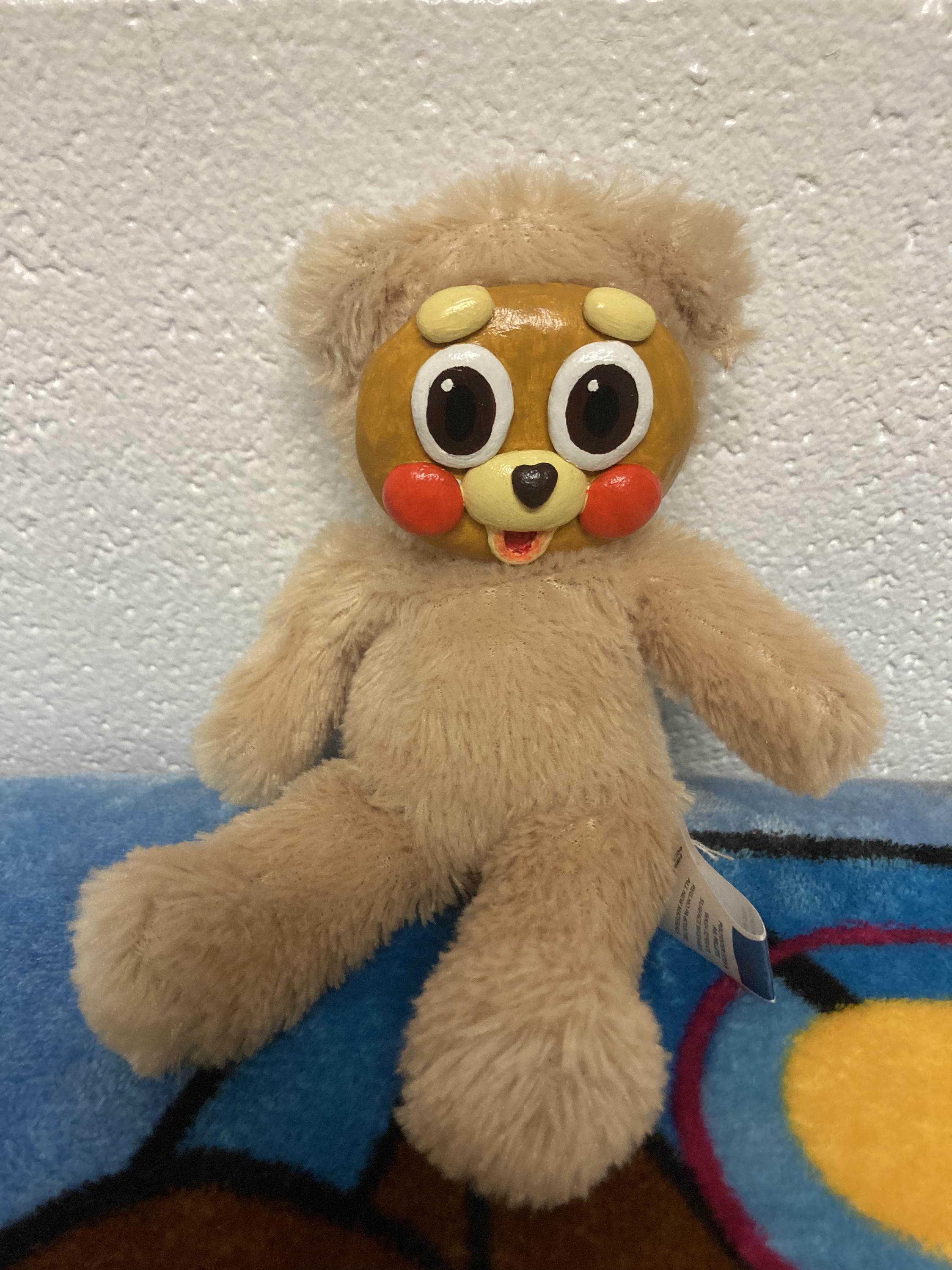 Toby the Bear, Clay Face Plush, Upcycled Plush, Ooak, Teddy Bear - Etsy