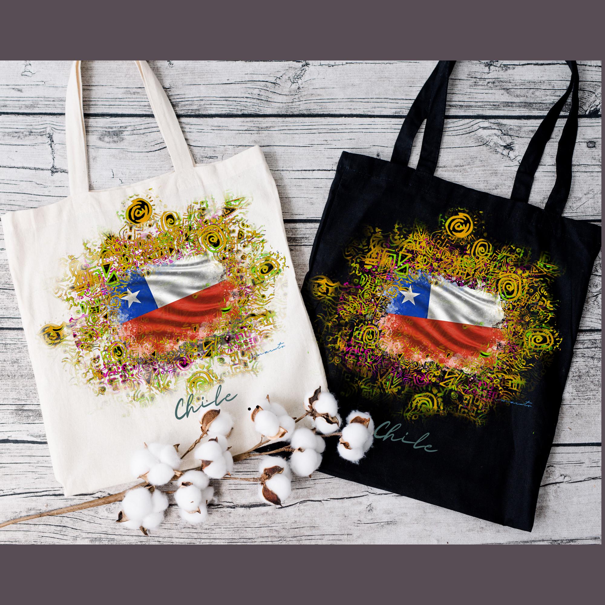 CHILEAN Original Flag Totes Designs , CHILEAN Gifts Totes,chilean Svg ...
