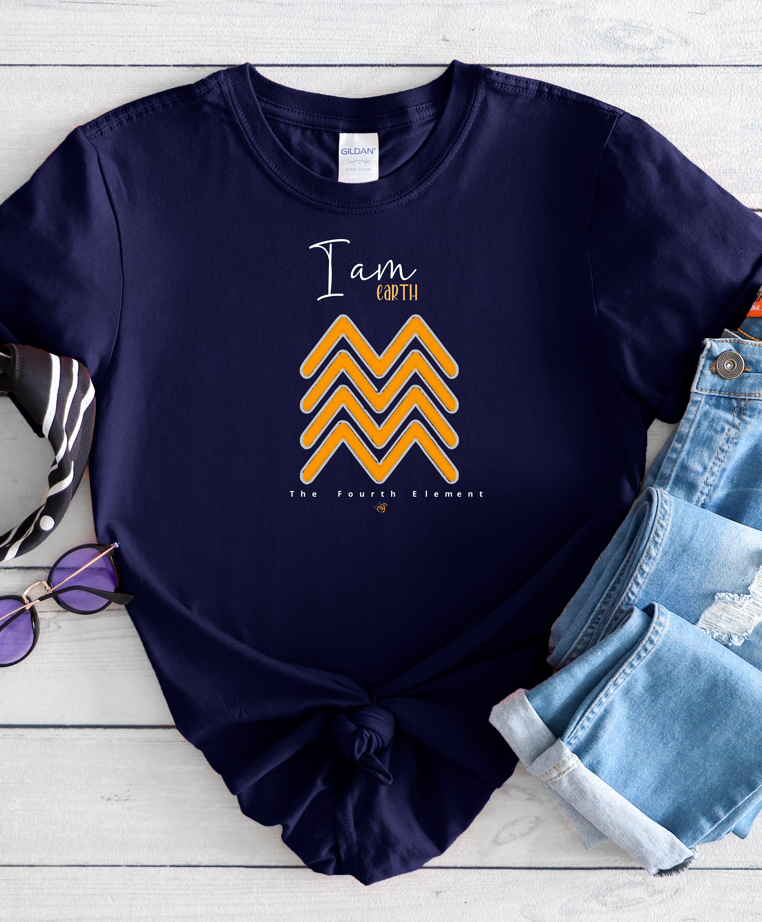 The Four Elements in a Unisex Softstyle T-shirt, Elements Tshirt ...