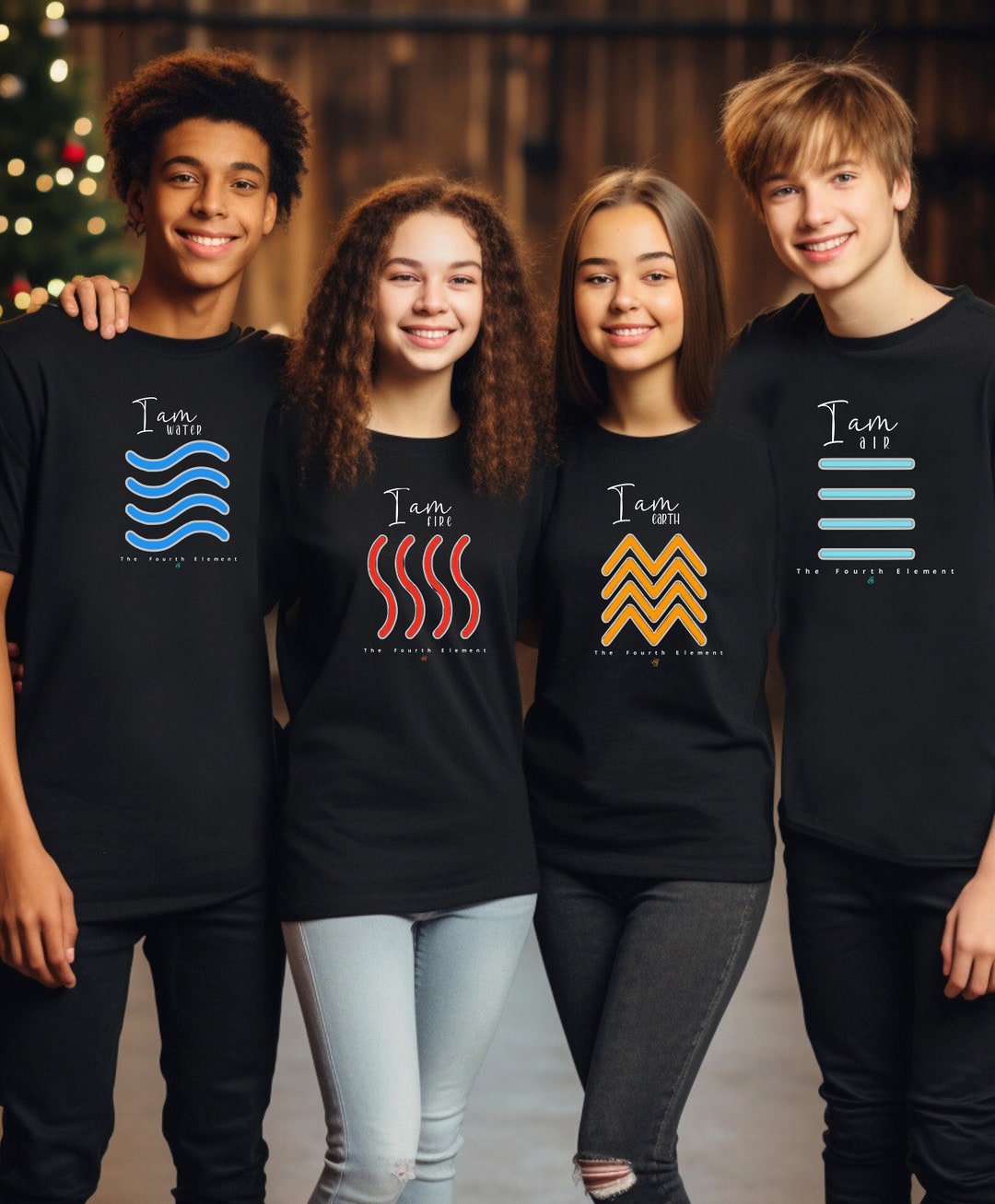 Four Elements in a Unisex Softstyle T-shirt, Element. Element Fan ...