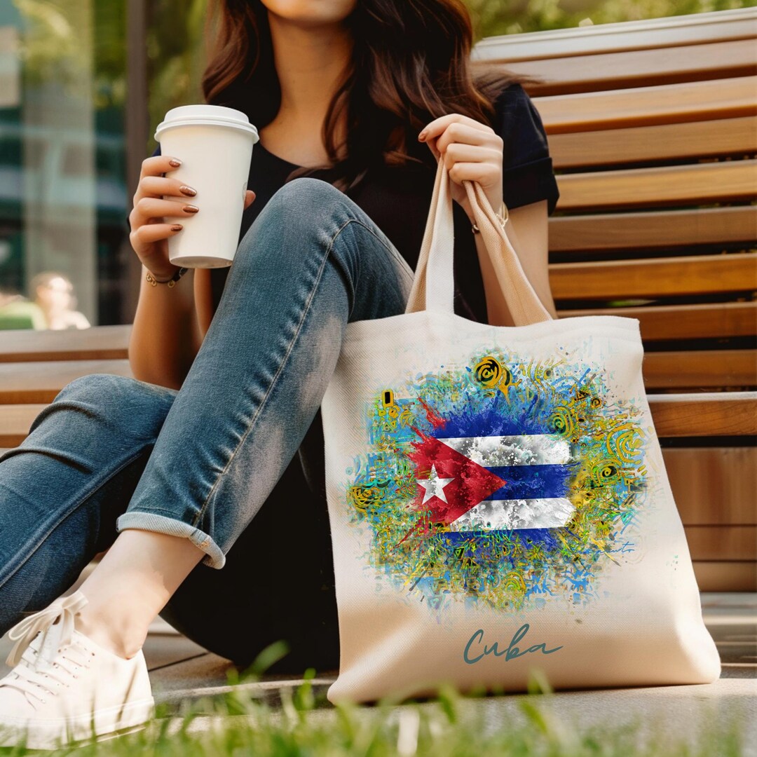 CUBA Original Flags Desings on Totes, CUBA Original Totes, CUBA Gifts ...