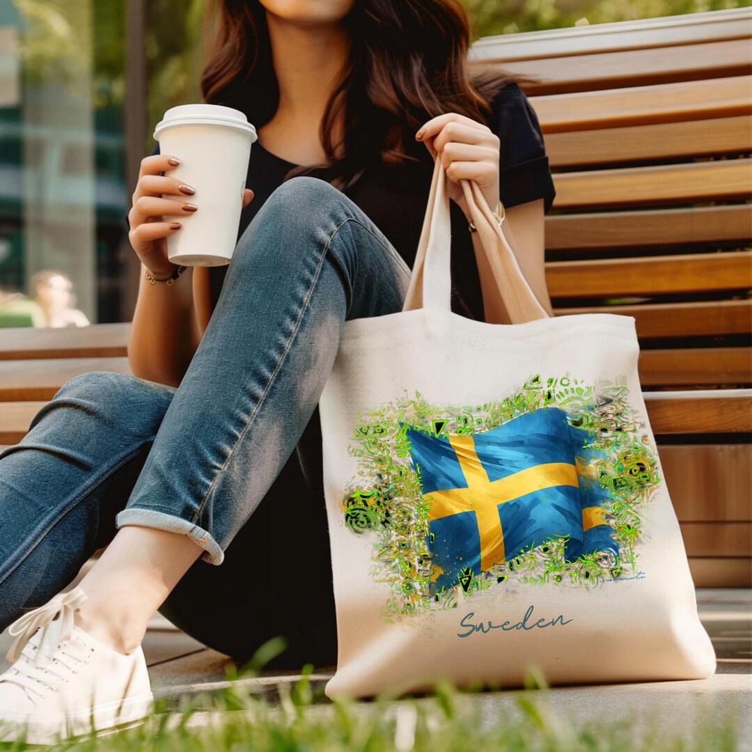 Sweden Original Flags Desings on Totes, SWEDEN Original Totes, SWEDEN ...