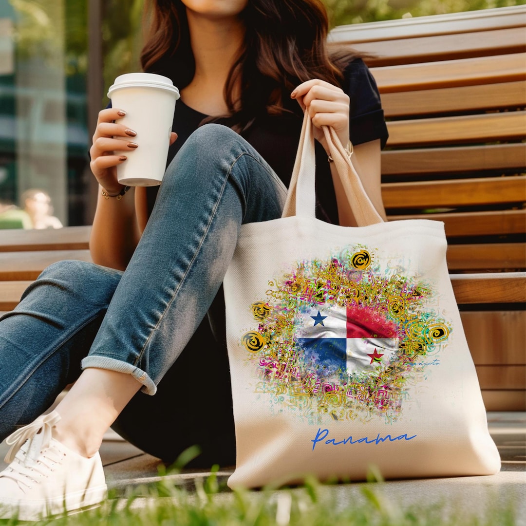 PANAMA Original Designs on Totes. Panamanian Totes, Panama Gifts ...