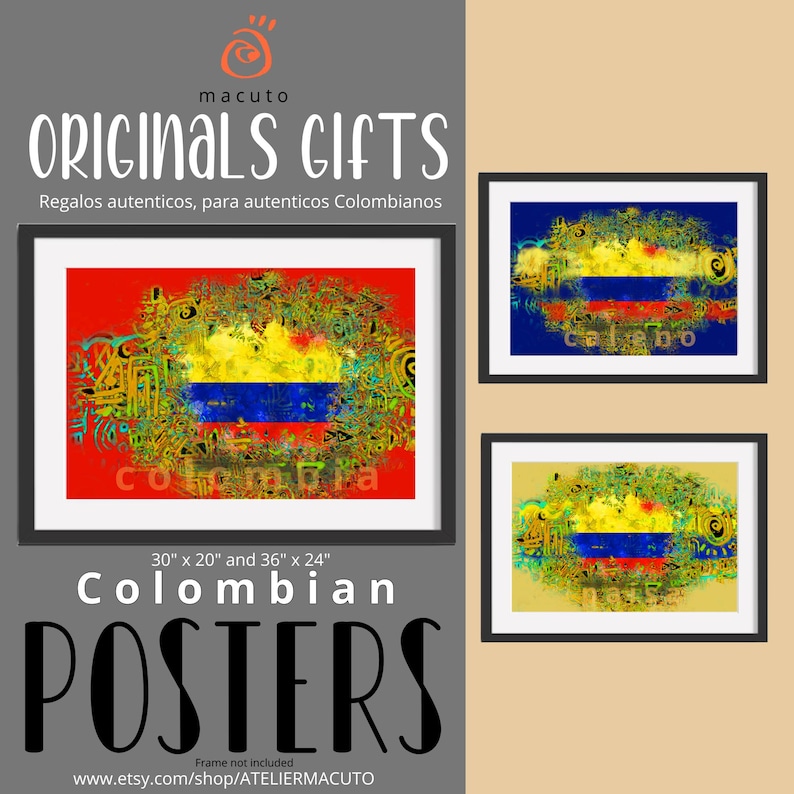Colombian Indoor and Outdoor Silk Posters - Etsy