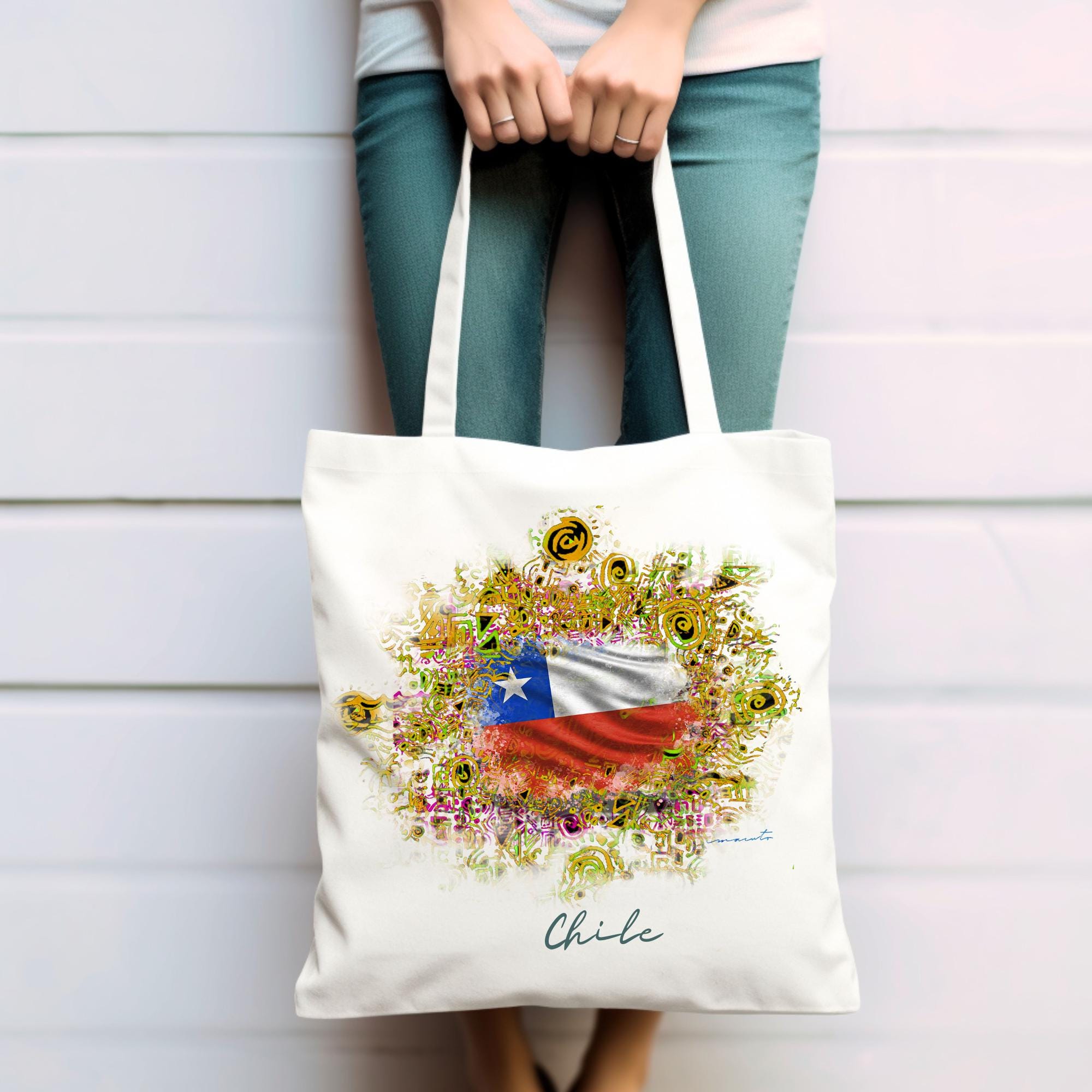 CHILEAN Original Flag Totes Designs , CHILEAN Gifts Totes,chilean Svg ...