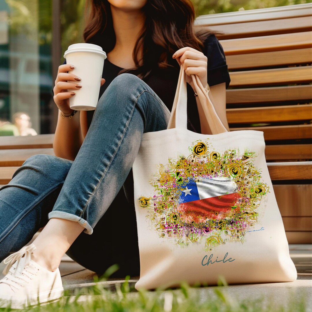 CHILEAN Original Flag Totes Designs , CHILEAN Gifts Totes,chilean Svg ...
