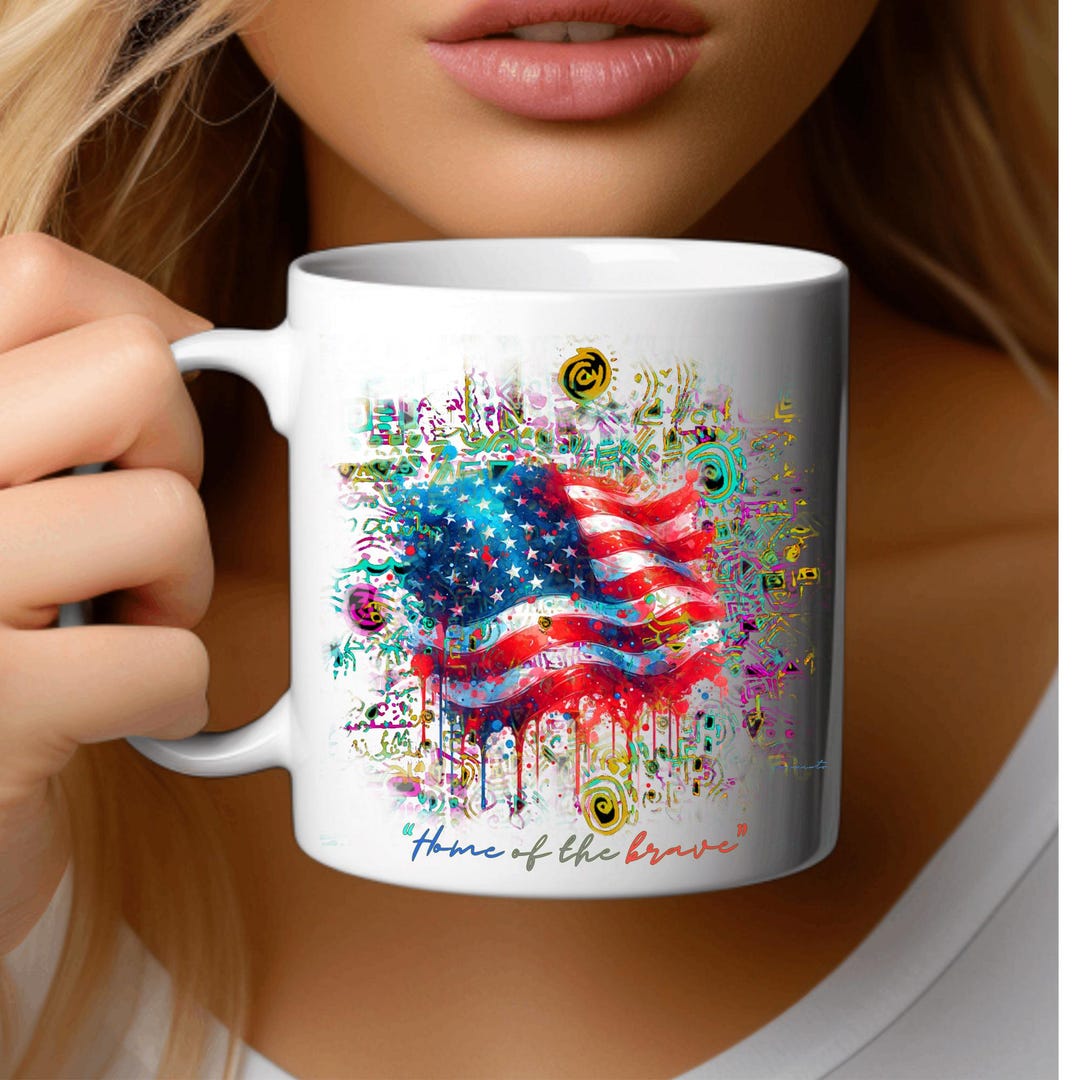 Original USA Coffee Mugs . Ceramic Mug, (11oz,) USA Gifts, USA Svg, Usa ...
