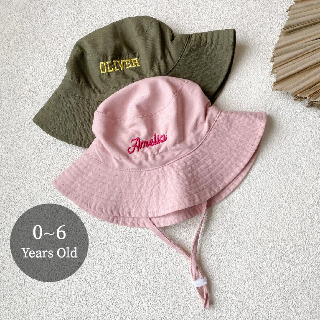Custom Kids Summer Hat, Embroidered Baby Hat, Personalized Hat, Custom ...