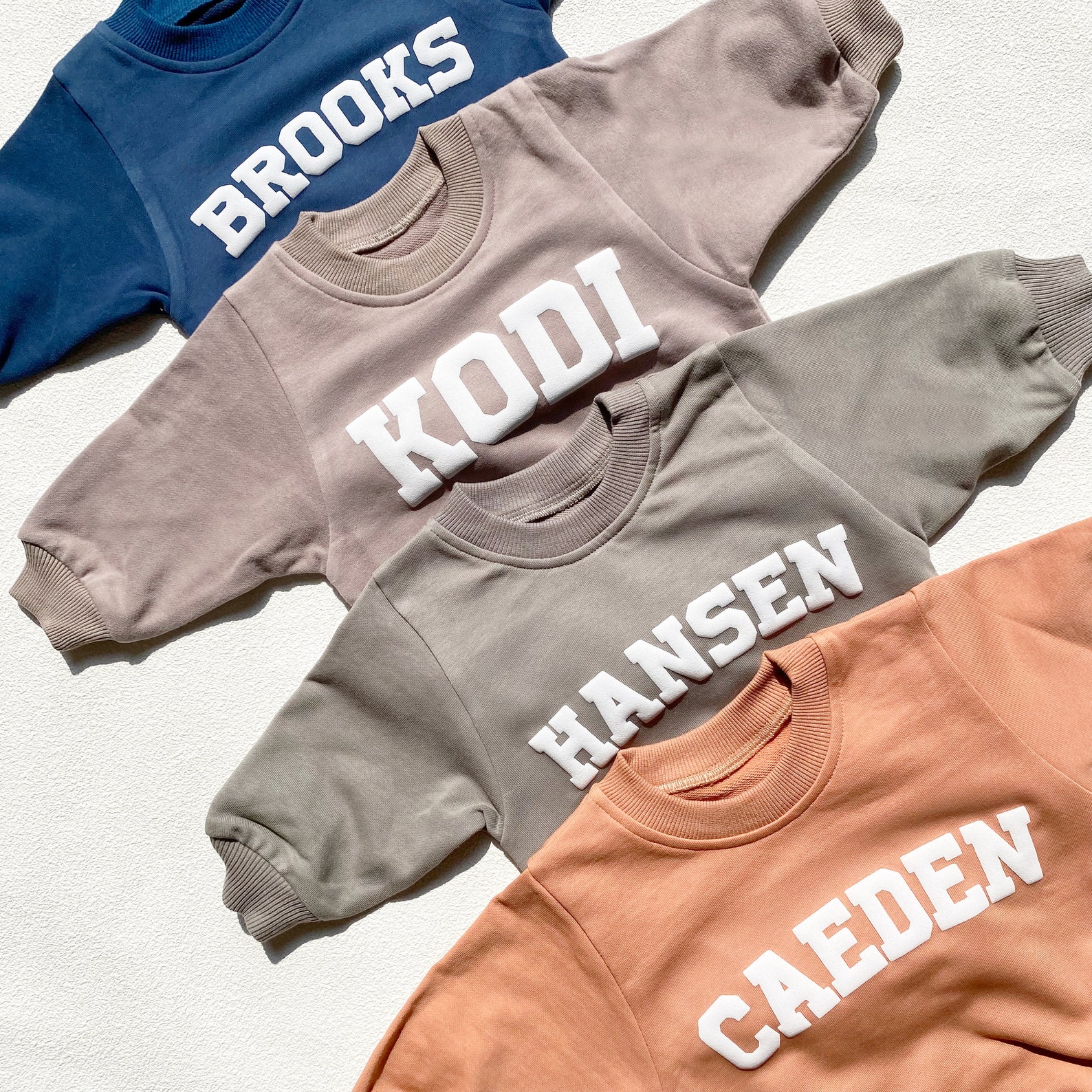 Custom Puff Name Baby Sweatshirt Bodysuit, Personalized Bubble Romper ...