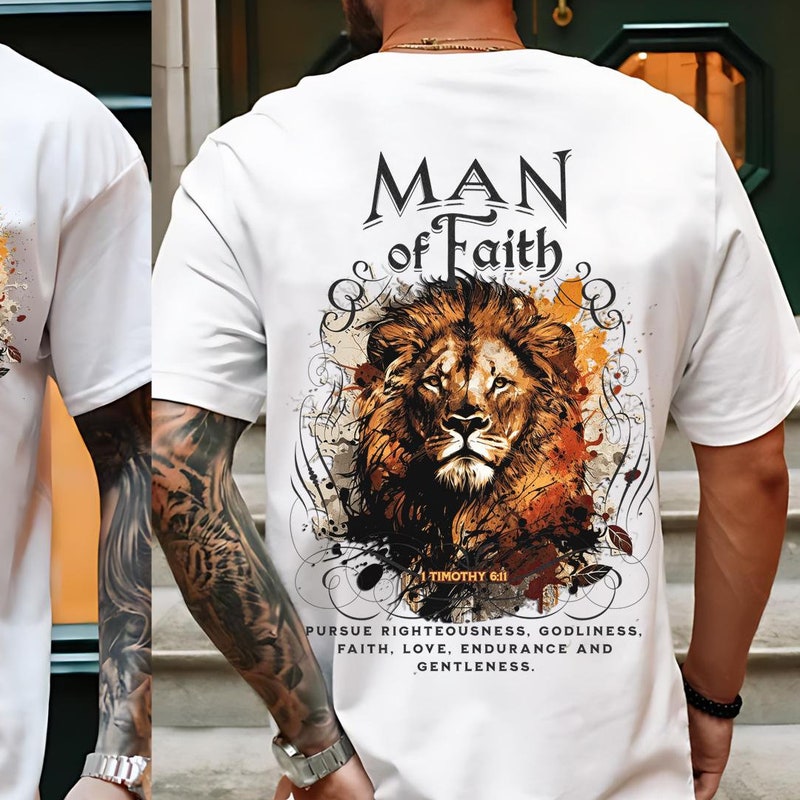 Lion Hoodie for Men Jesus - Etsy