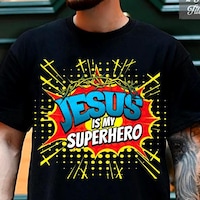 Jesus is My Superhero Coloring Page, Jesus Coloring Sheet, Digital ...