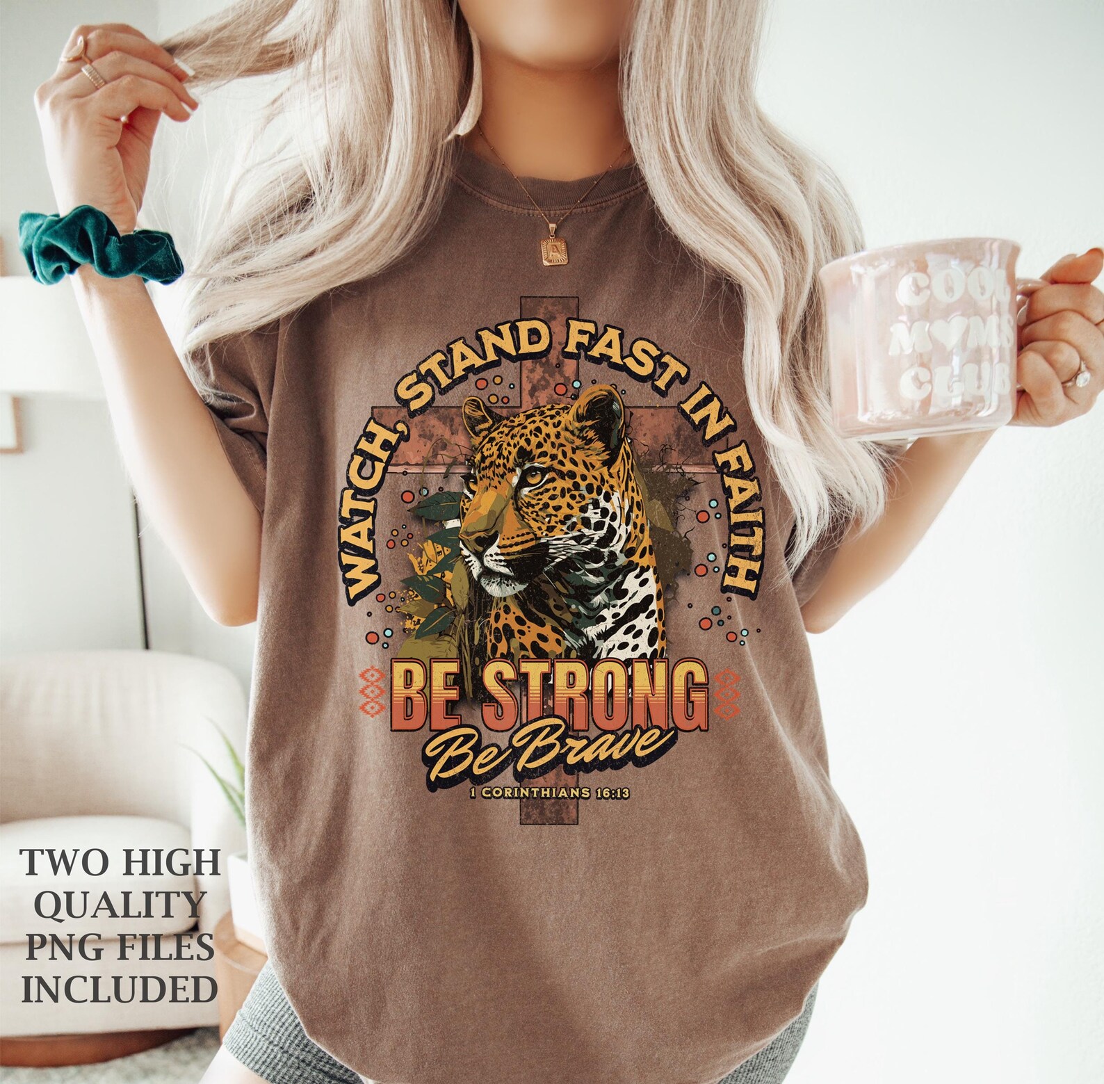 Stand Fast in Faith PNG | Be Strong Be Brave Christian Digital Download ...