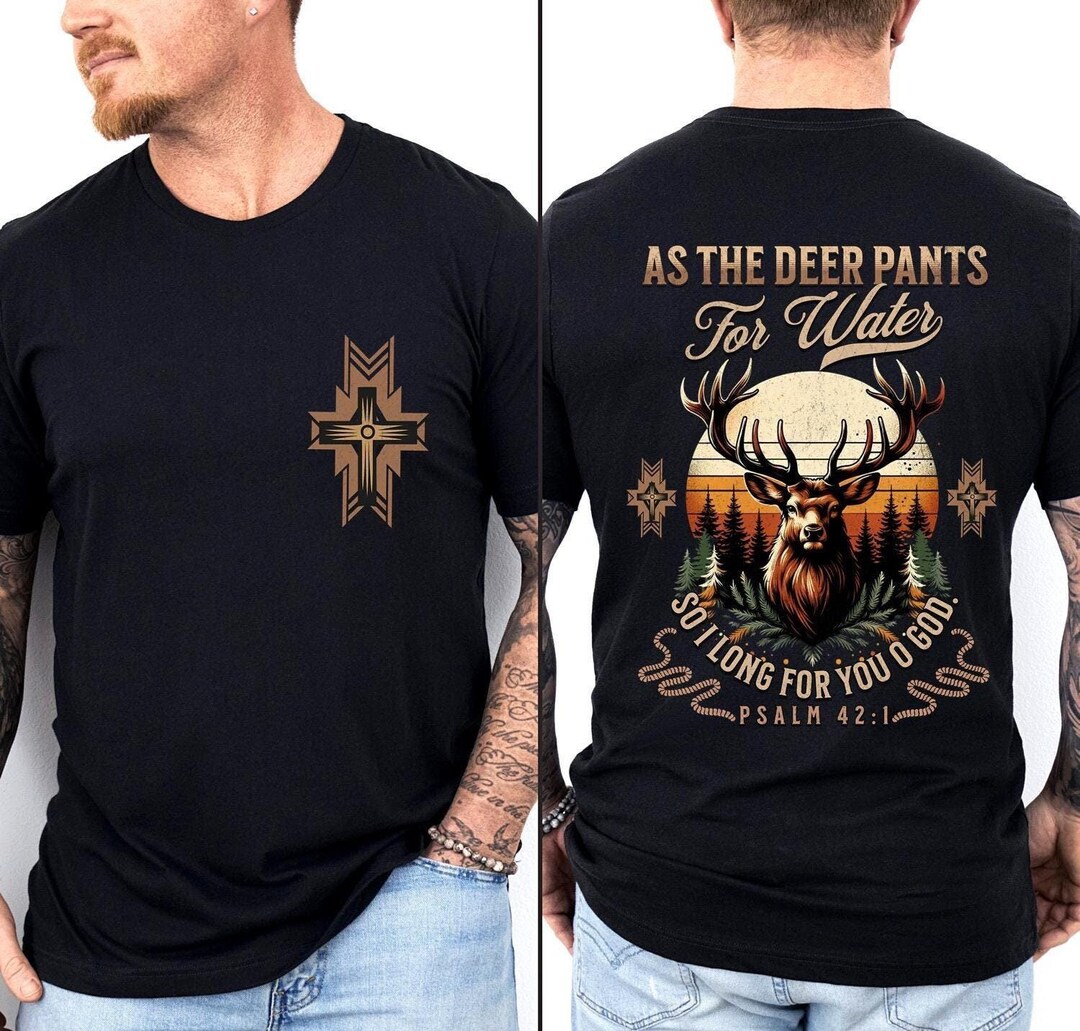Rustic Deer Christian PNG: Psalm 42 Digital Art (digital Download) - Etsy