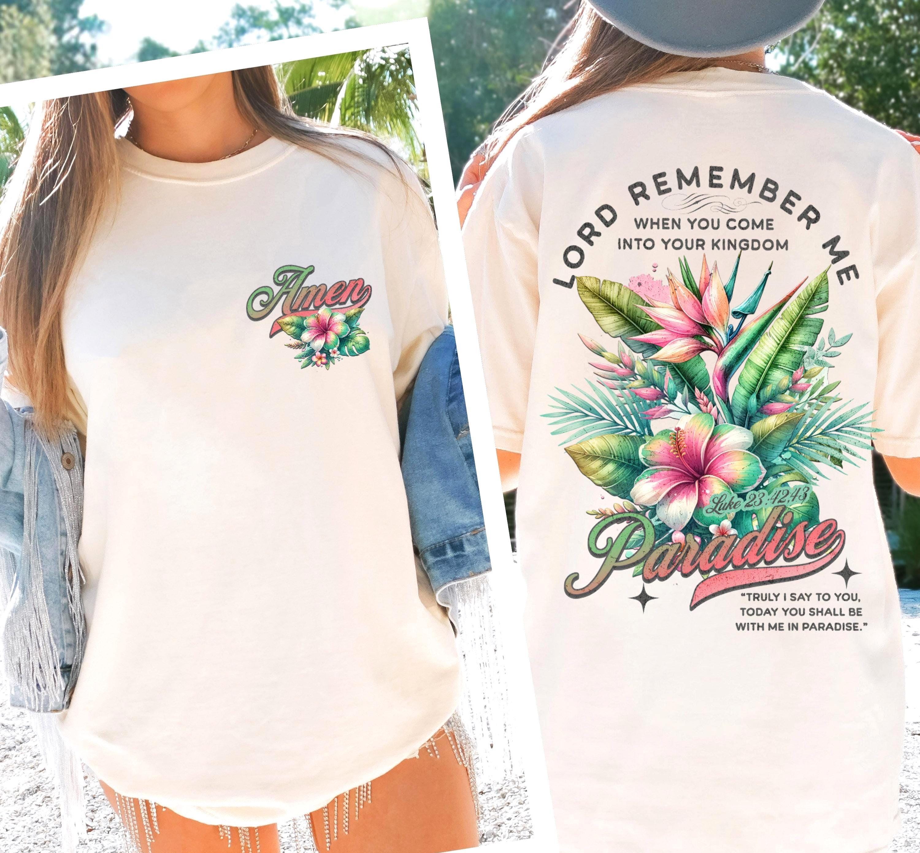 Lord Remember Me PNG | Floral Paradise Luke 23:42 Christian Sublimation ...