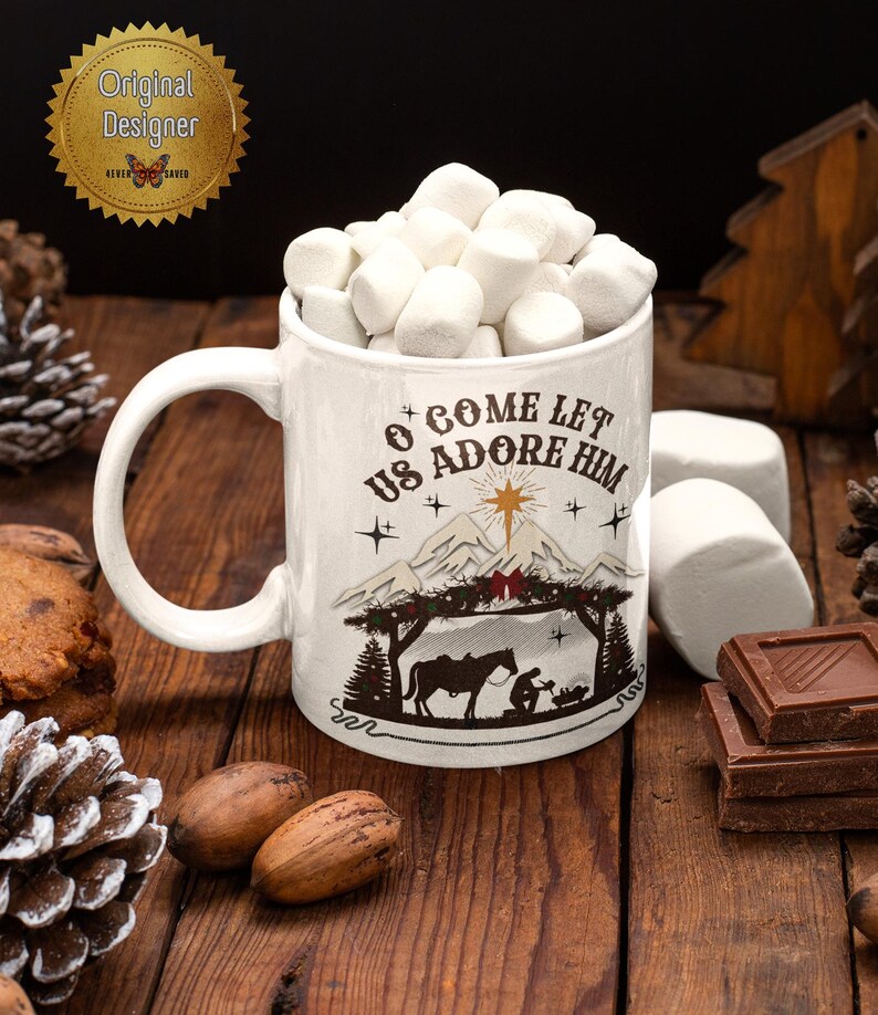 Praying Cowboy Nativity Scene PNG: Western Christmas (digital Download ...