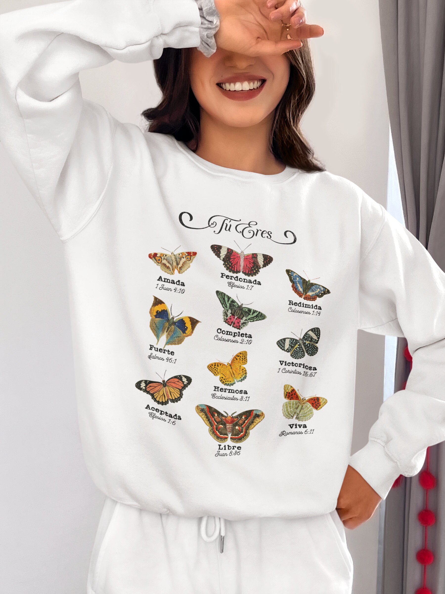 Tú Eres PNG Spanish Mariposas Christian Frases Religiosas PNG Frases ...