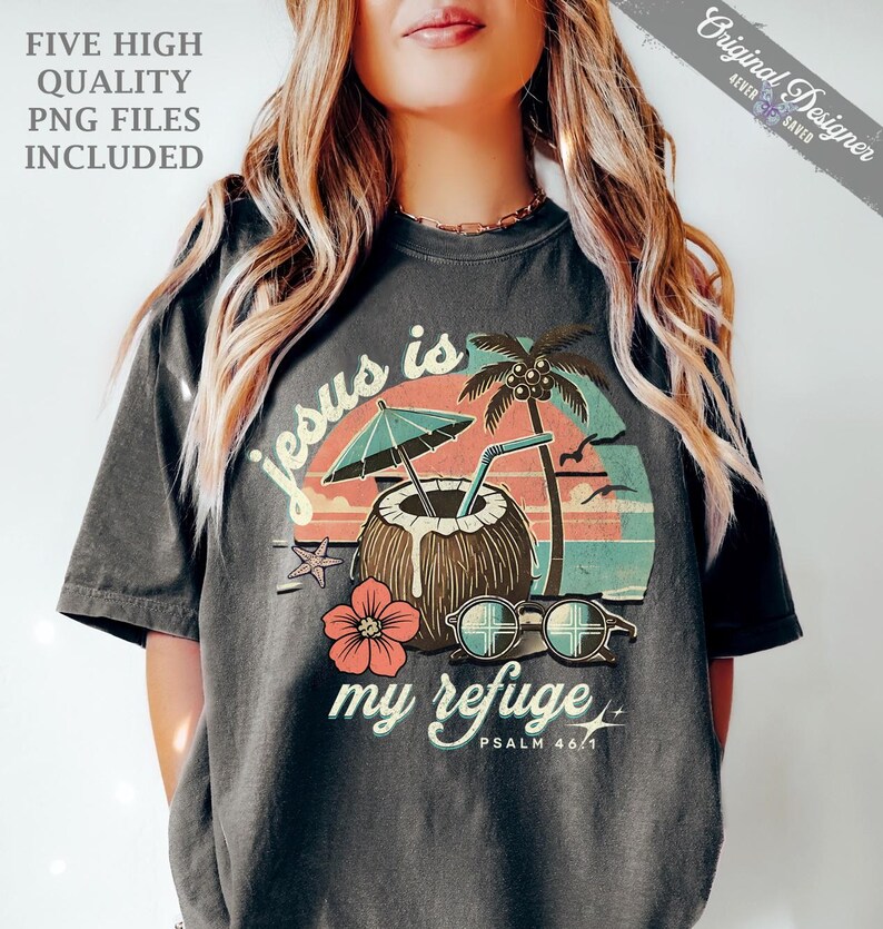 God is My Refuge PNG | Psalm 46.:1 Christian Sublimation | Bible Verse ...