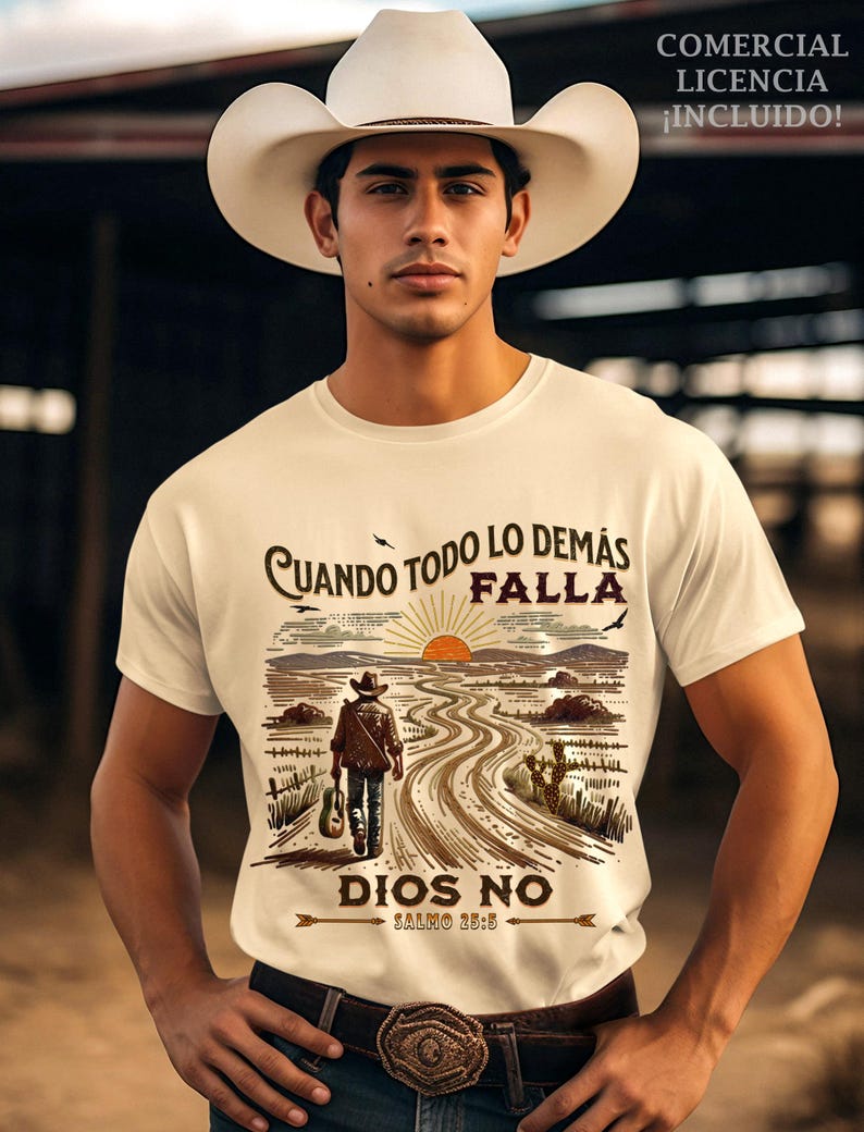 Cuando Todo Falla Dios No - Salmo 25:5 PNG | Diseño Religioso Retro ...