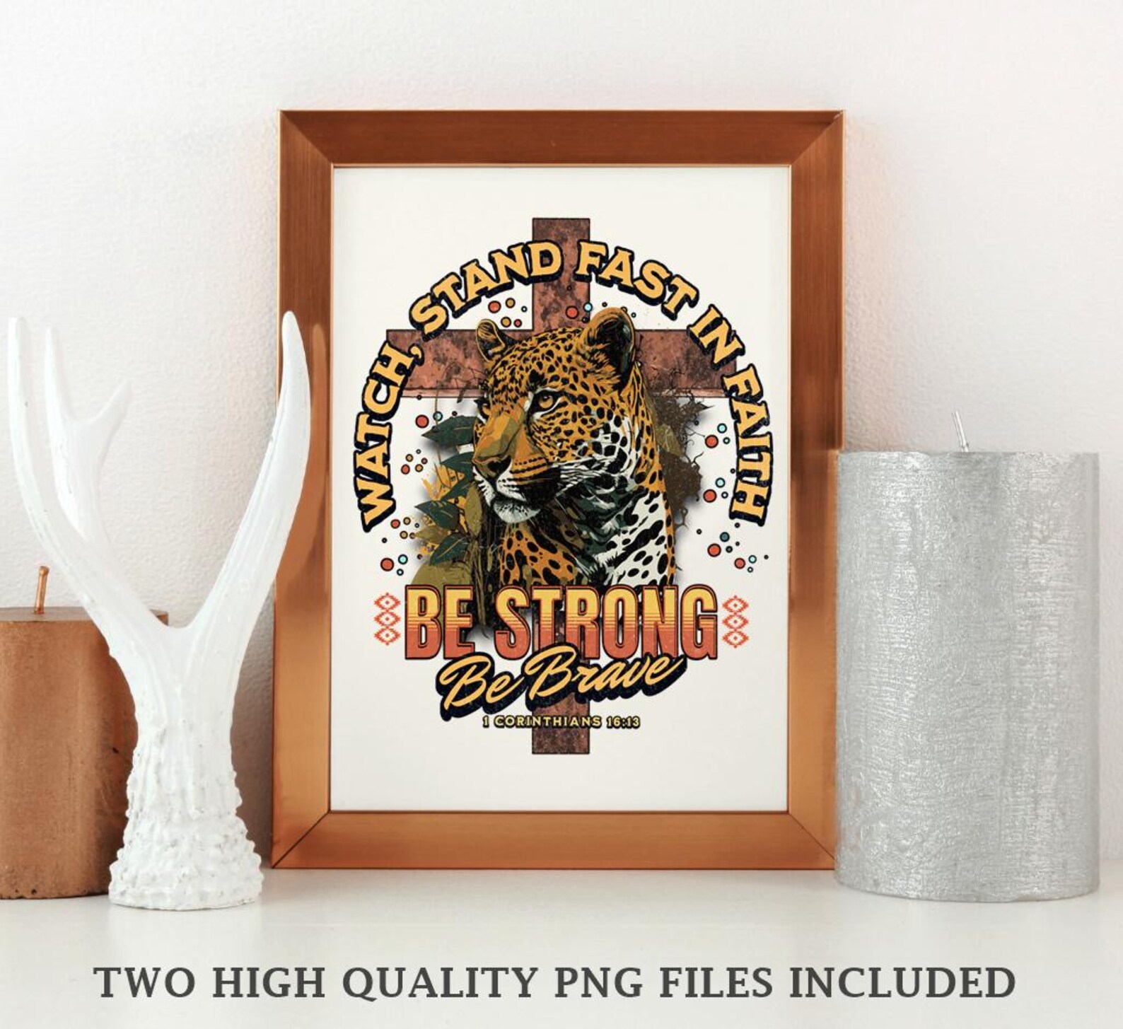 Stand Fast in Faith PNG | Be Strong Be Brave Christian Digital Download ...
