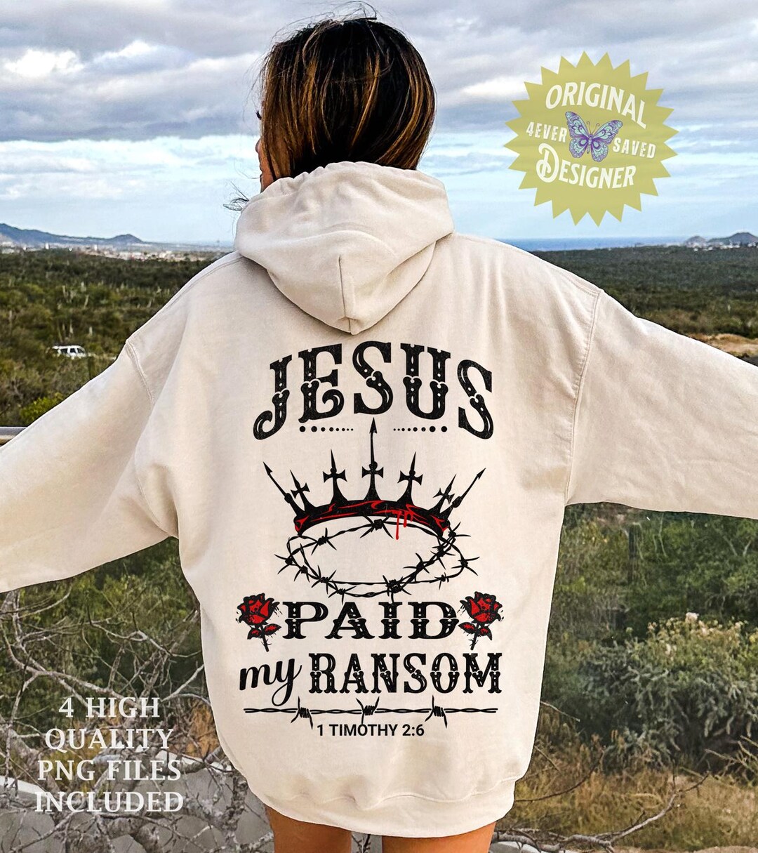 Jesus Paid My Ransom PNG: Christian Crown of Thorns (digital Download ...