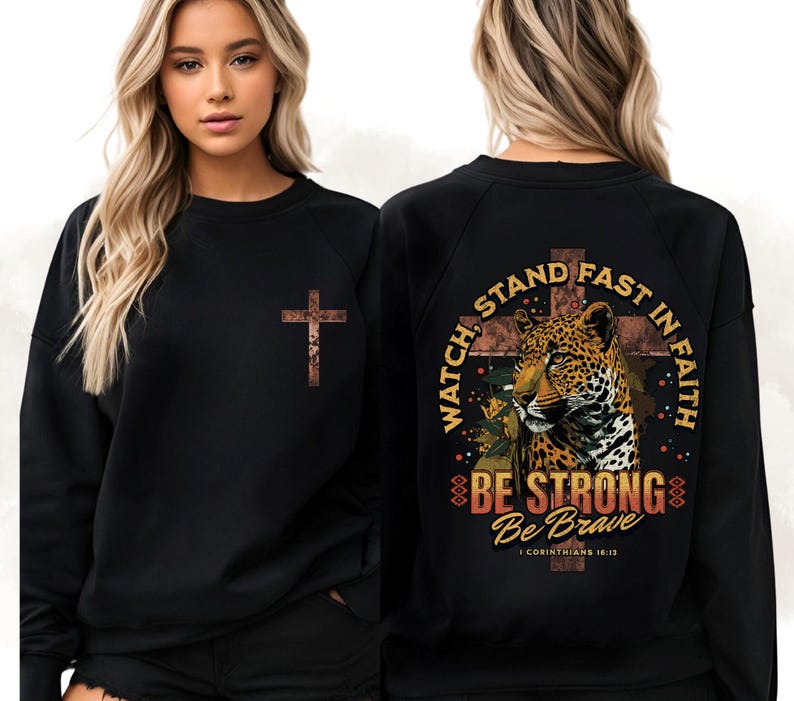 Stand Fast in Faith PNG | Be Strong Be Brave Christian Digital Download ...